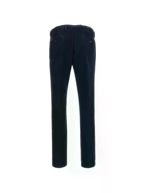 BRIGLIA 1949 Corduroy Slim-fit Trousers - Blue