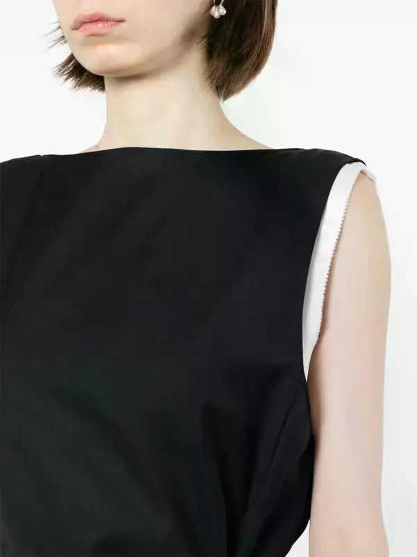 LESS Belted Sleeve Dress