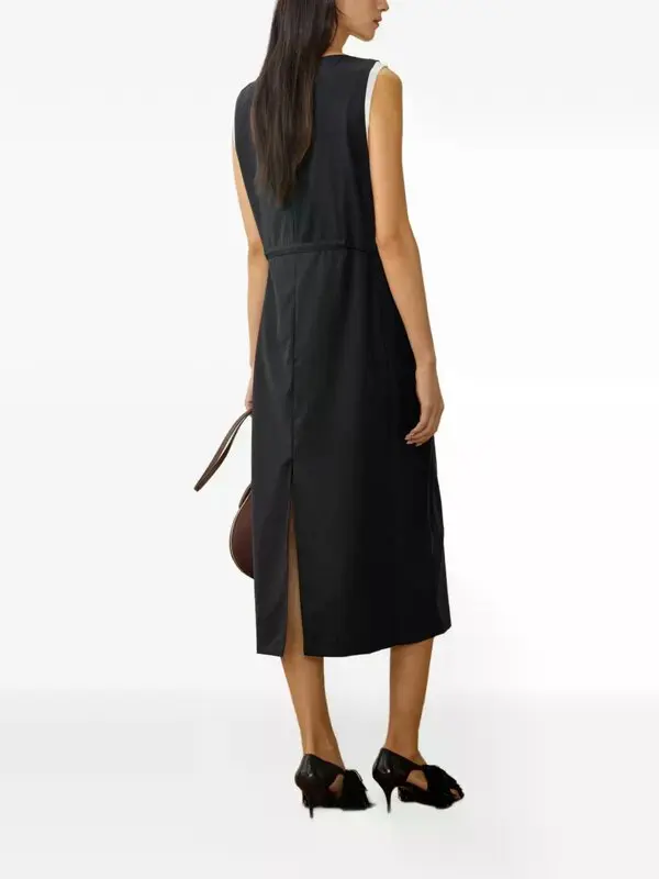 LESS Belted Sleeve Dress