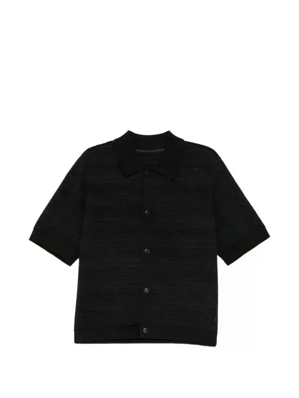 CROQUIS Openwork Jacquarded Shirt