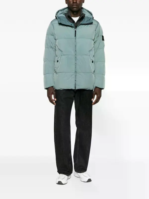 Stone Island Quilted Hooded Jacket
