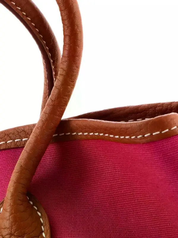 Hermès Garden Party Toile And Leather 30 Tote Bag