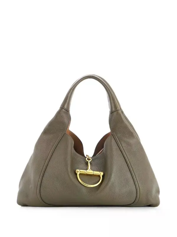 Gucci Softbit Leather Maxi Hobo Bag