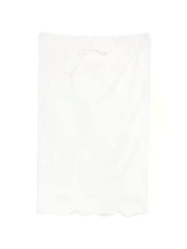 LESS Scallop-edge Midi Skirt