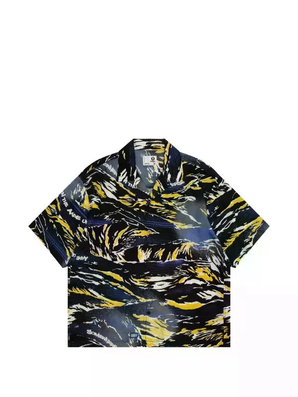 AAPE BY *A BATHING APE Printed Short-sleeve Shirt