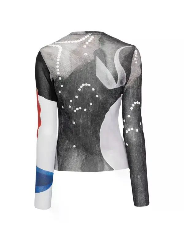 JNBY Printed Long Sleeve Top