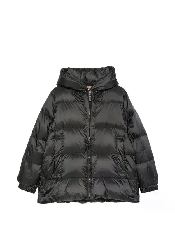 Max Mara Seia Hooded Quilted Coat - Black