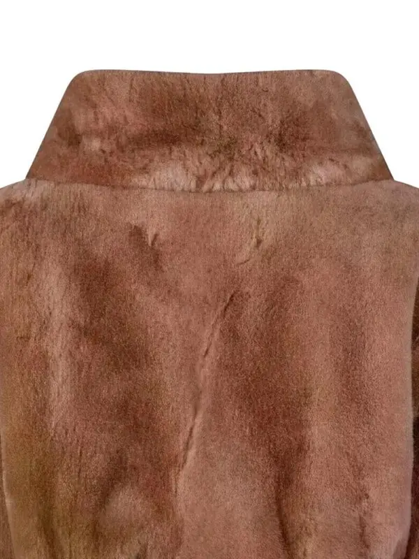 Pinko Faux Fur Zip Up Jacket