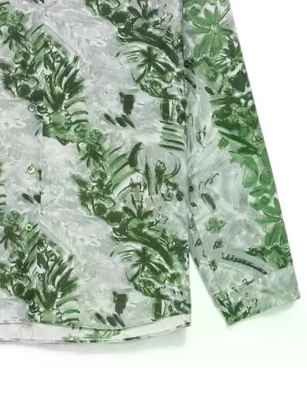 JNBY Misty-print H-silhouette Long-sleeve Shirt