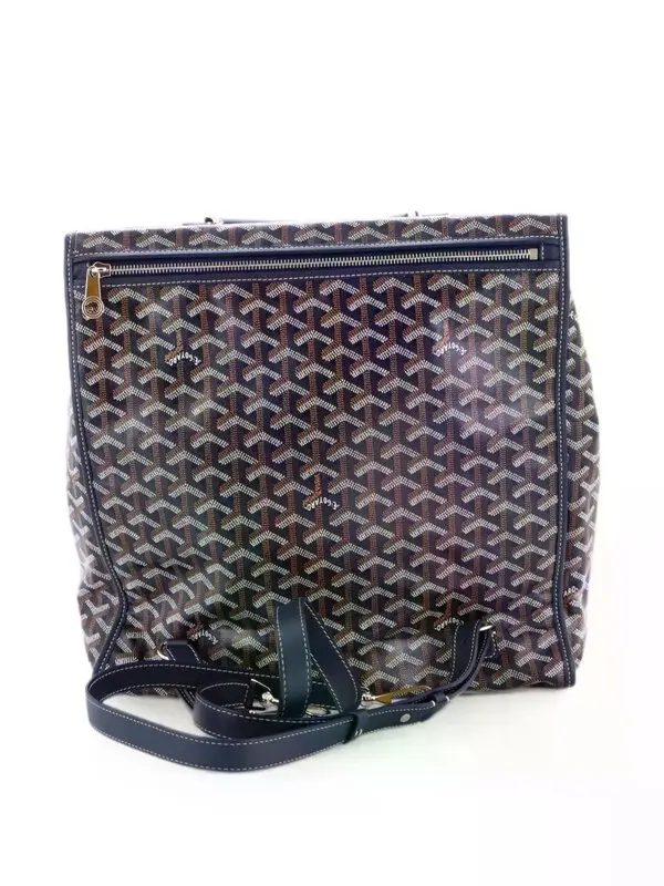 Goyard Saint Leger Briefcase Coated Canvas Backpack