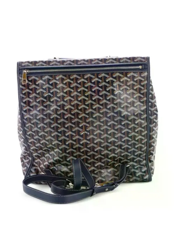 Goyard Saint Leger Briefcase Coated Canvas Backpack - Blue