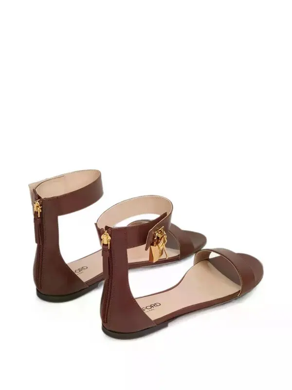 TOM FORD Padlock Ankle-strap Sandals