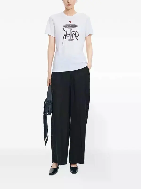 JNBY Printed Short-sleeves T-shirt - White