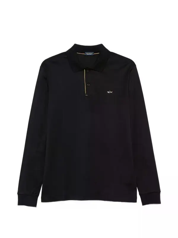 Paul & Shark Long-sleeve Polo Shirt - Blue