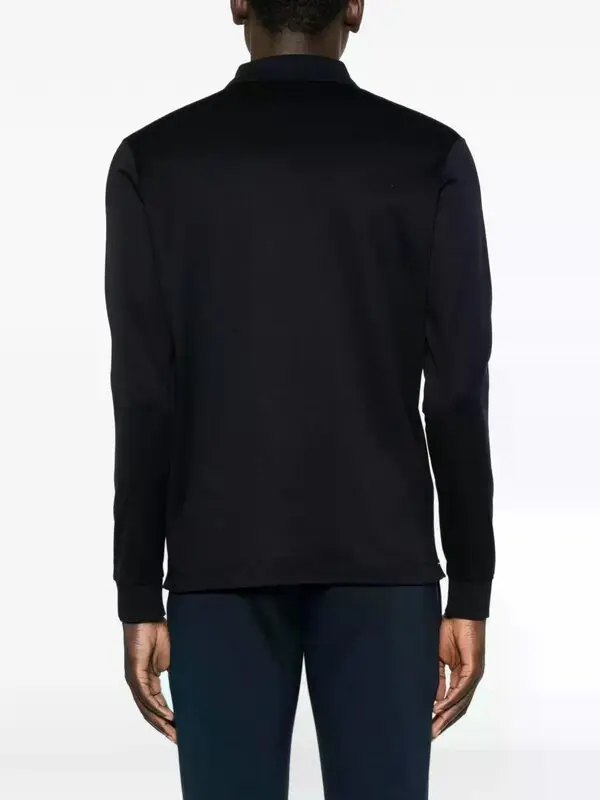 Paul & Shark Long-sleeve Polo Shirt - Blue