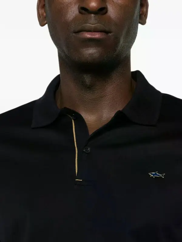 Paul & Shark Long-sleeve Polo Shirt - Blue