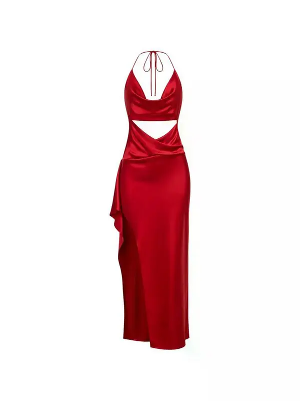 Alice + Olivia Palma Asymmetrical Ruffled Dress
