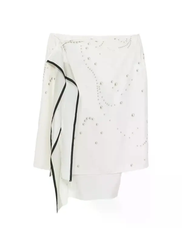JNBY Pearl-print Wrap Skirt