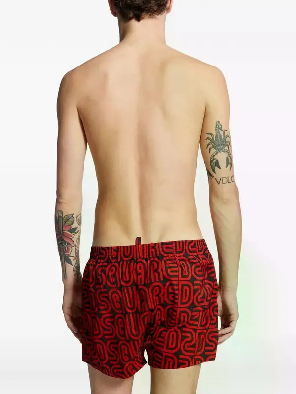 Dsquared2 All-over Logo Midi Swim Boxer