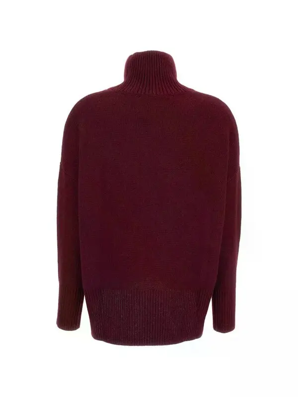 LISA YANG Asymmetric-hem Mock-neck Sweater