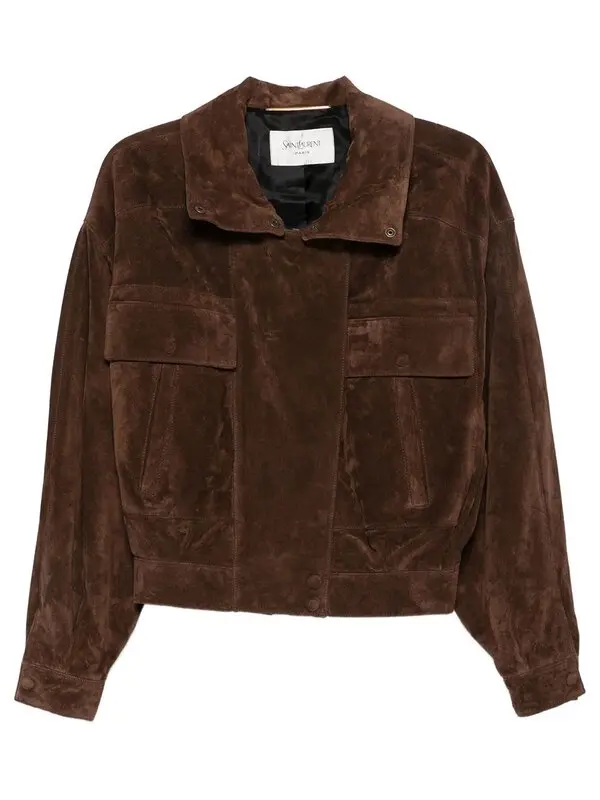 Saint Laurent Vintage Suede Leather Jacket