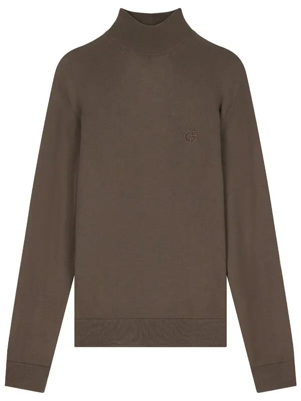 Giorgio Armani Virgin Wool High Neck Sweater