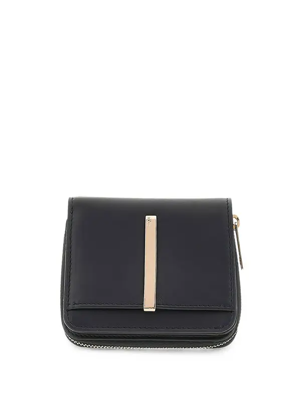 TOD`S Business Card Holder In Leather - Black