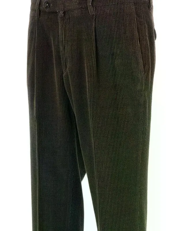 BRIGLIA 1949 Pleated Corduroy Trousers