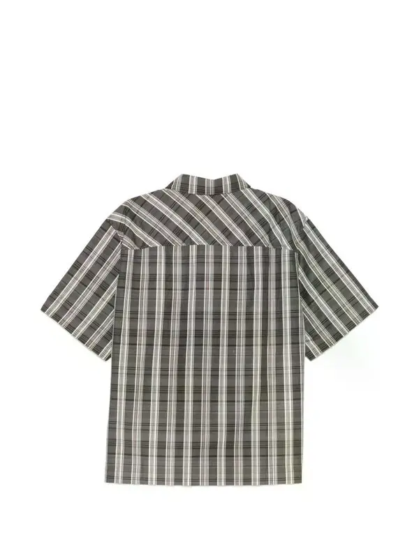 CROQUIS Checked Logo-embroidered Shirt