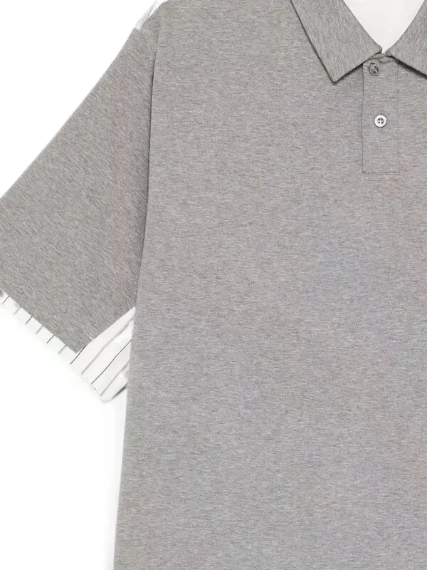 CROQUIS Double-face Cotton Polo Shirt