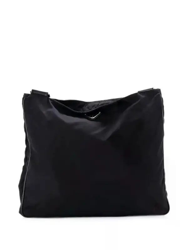 Prada Front Pocket Messenger Bag Tessuto Medium Crossbody Bag