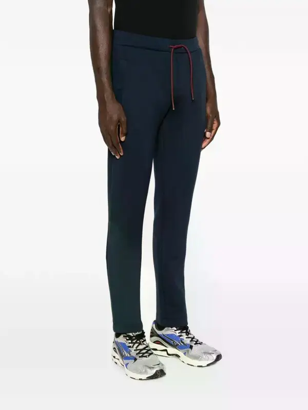 Paul & Shark Drawstring-waistband Track Pants - Blue