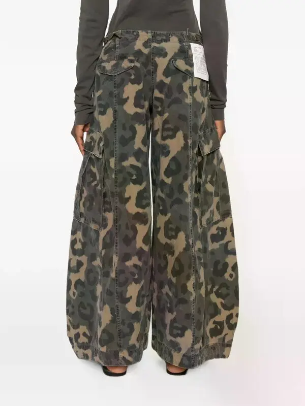 R13 Leopard-print Cotton Cargo Pants