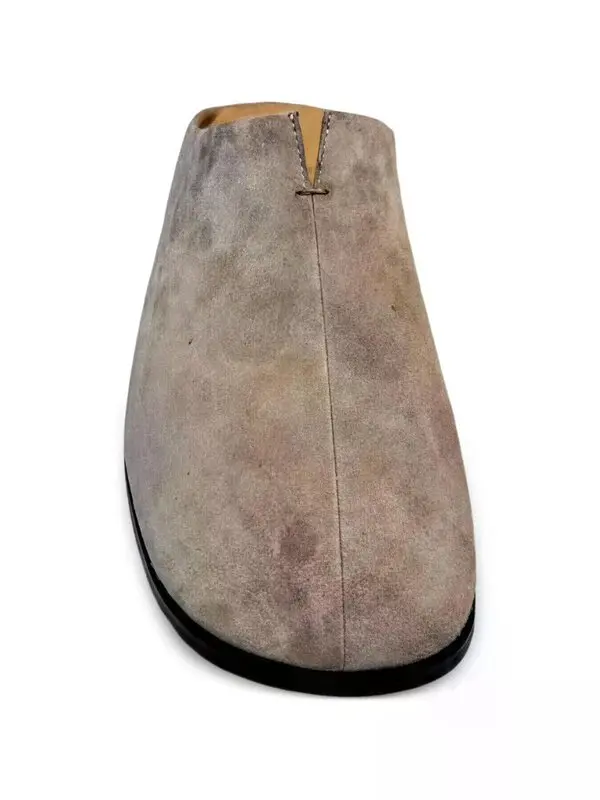 SERGIO MORETTI FIRENZE Suede Slip-on Flat Mules