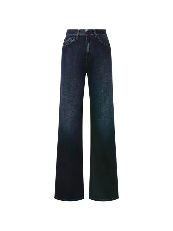 DONDUP Logo-patch Wide-leg Jeans