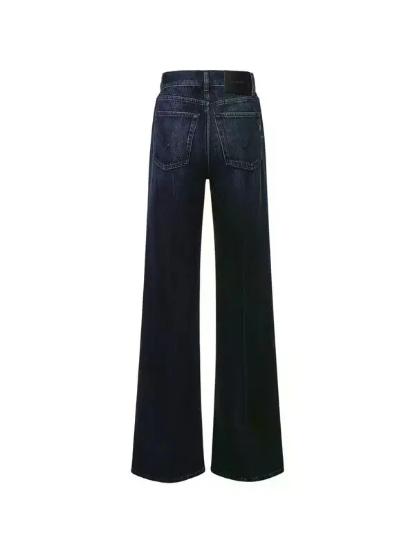 DONDUP Logo-patch Wide-leg Jeans