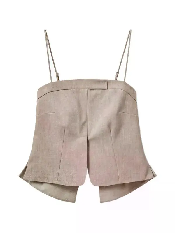 THE GARMENT Pisano Front-slit Top - Neutrals
