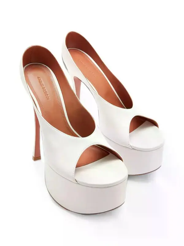 Amina Muaddi Anok 155 Plateau Slippers
