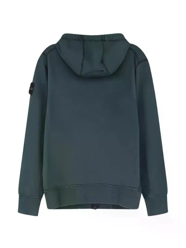 Stone Island Logo-patch Zip-up Hoodie