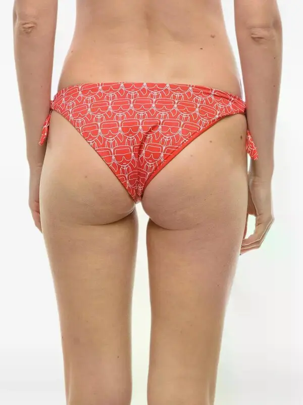 Karl Lagerfeld Logo-print Side-tie Bikini Briefs