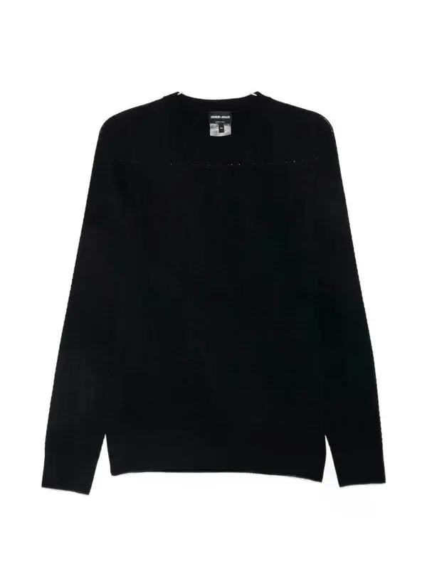 Giorgio Armani Waffle-knit Sweater