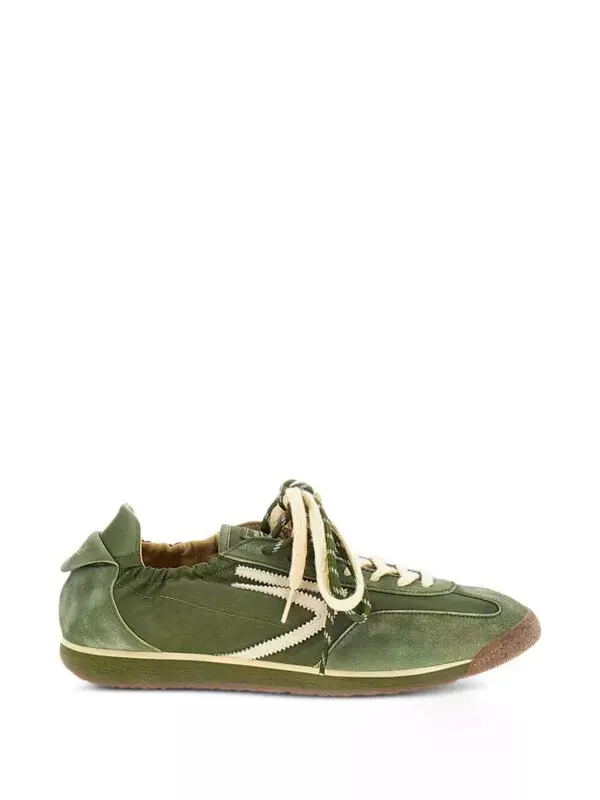 PURAAI Panther Logo Detail Sneakers - Green