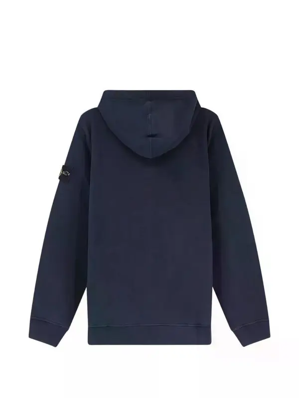 Stone Island Logo-patch Zip-up Hoodie