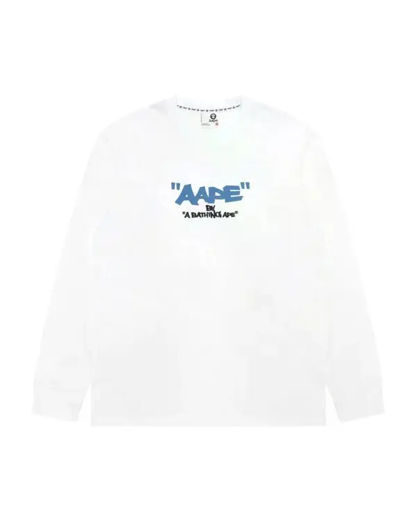 AAPE BY *A BATHING APE Graphic-print Long-sleeved T-shirt