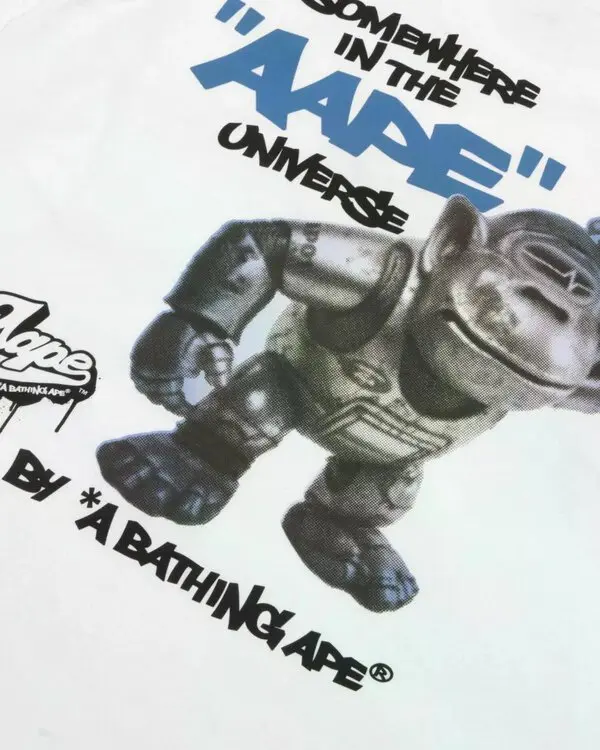 AAPE BY *A BATHING APE Graphic-print Long-sleeved T-shirt
