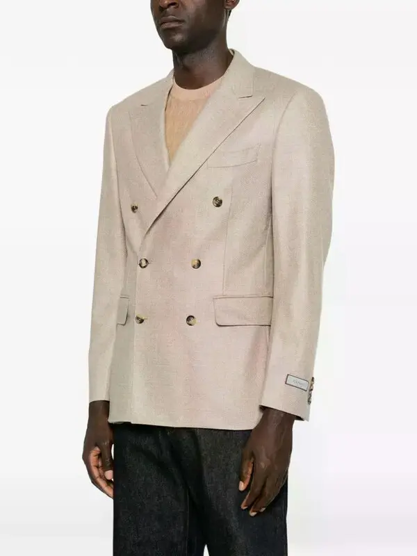 Canali Double-breasted Peak-lapels Blazer