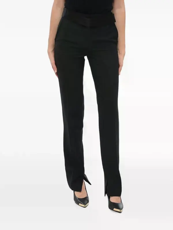 Stella McCartney Satin-band Wool-blend Trousers