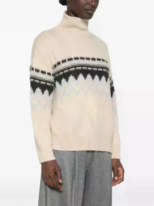 ALLUDE High-neck Cashmere Sweater