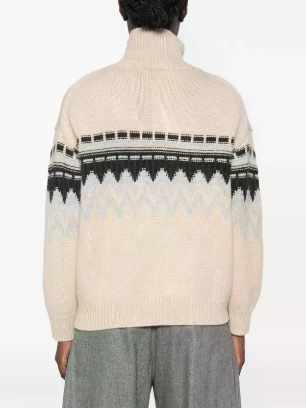 ALLUDE High-neck Cashmere Sweater