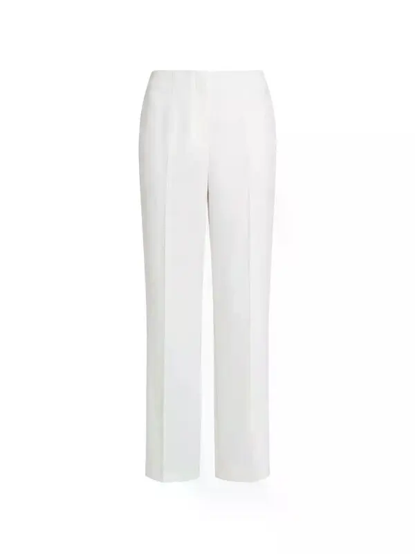 Alberta Ferretti Pressed-crease Straight-leg Trousers